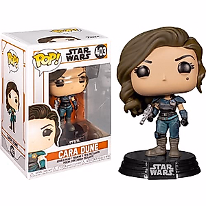 POP Star Wars: The Mandalorian - Cara Dune Funko Pop! Vinyl Figure (Bundled with Compatible Pop Box Protector Case) Multicolor 3.75 inches