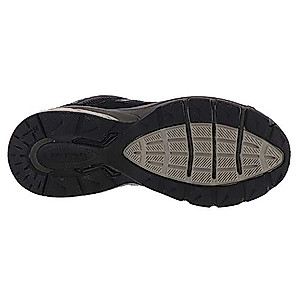 New Balance 990 V5 Lace-Up Sneaker, Black/Silver, 4 Wide US Unisex Big_Kid