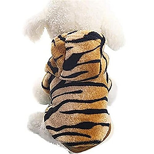 Fleece Dog Sweaters for Small Dogs Girl Pussycat Ultra Outfit Doggy Winter Autumn Coat Clothes Soft Puppy Winter Pet Clothes Dog Close for Boys
