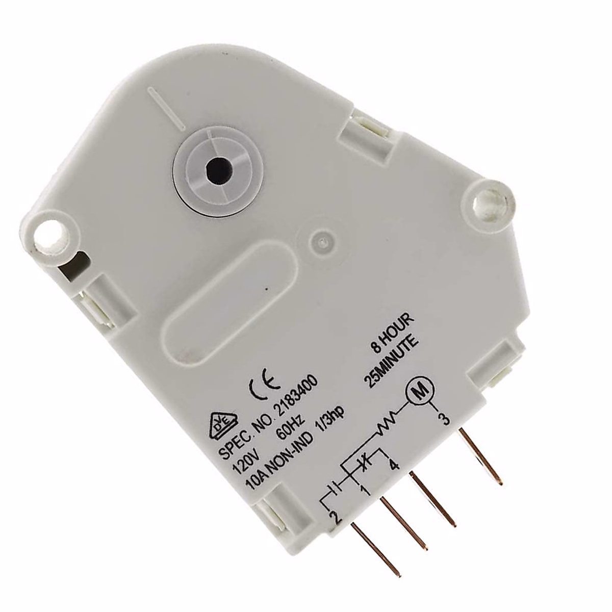 Eopzol 2183400 Refrigerator Defrost Timer for Whirlpool AP6005994 PS11739056 2162044 2162052 2183400