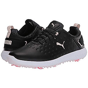 Puma Golf Women's Ignite Blaze Pro Golf Shoe, Puma Black-Rosewater, 8.5 M US