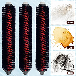 MZY LLC 3 Pack High-Speed Cleaning Brush Compatible with Roborock S7 MaxV Ultra & S8 Pro Ultra, Detachable & Washable Main brush for Roborock S7 Accessories for Mop Washing and Dock Self-Cleaning