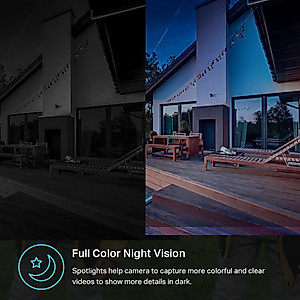 Kasa 4MP 2K Security Camera Outdoor Wired, IP65, Starlight Sensor & 98 Ft Night Vision, Motion/Person Detection, 2-Way Audio w/Siren, Cloud/SD Card Storage, Alexa &Google Assistant Compatible(KC420WS)