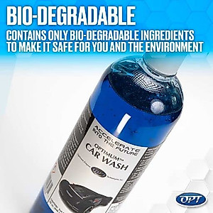 Optimum Car Wash - 1 Gallon, Biodegradable Foaming Car Wash Soap, For Professional Car Detailing and At Home Car Wash, Bucket Wash, or Use with Foam Gun or Foam Cannon
