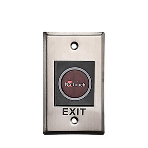 LBS Touchless No Touch Door Infrared Sensor Exit Button Switch for Access Control Systems Gates and Garage Openers