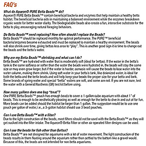 Aqueon Pure Betta Beads, Purple