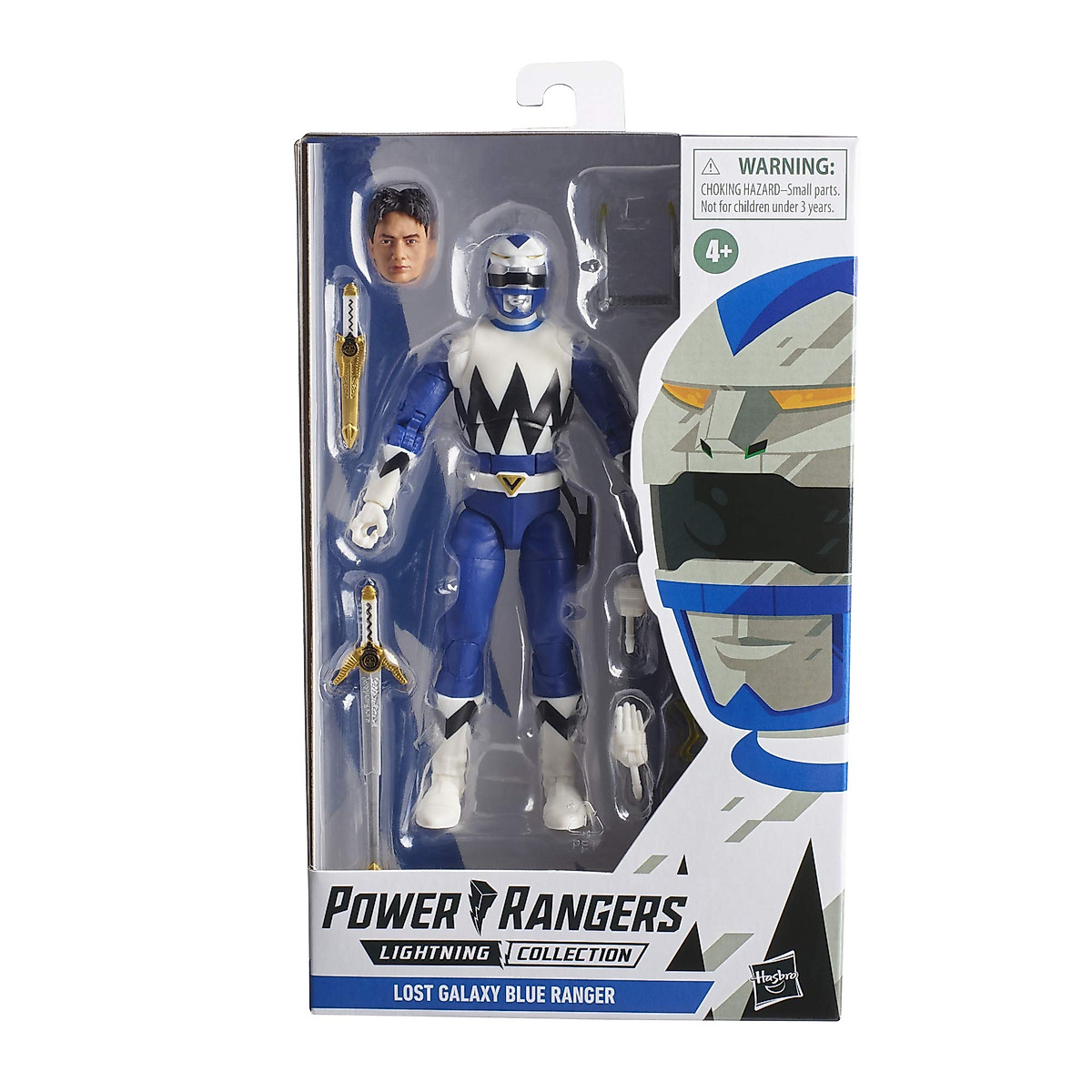 Power Rangers Lightning Collection Lost Galaxy Blue Ranger 6-Inch Premium Collectible Action Figure Toy with Accessories