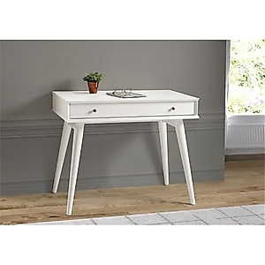 Camaflexi Mid-Century Desk - White Finish