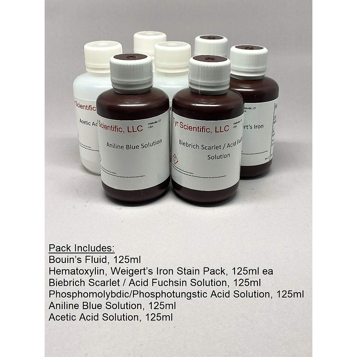 Trichrome Stain Pack (Modified Masson’s), 125ml