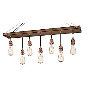 Westinghouse Lighting 6351400 Chandelier, Barnwood & Copper