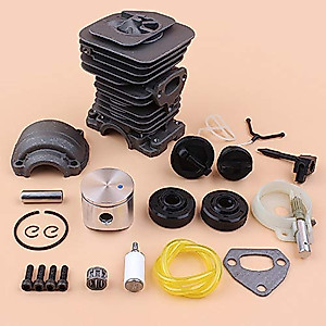 Laliva tools - 40MM Cylinder Piston Pan Oil Pump Oil Seal Cap Kit Fit Husqvarna 142 137 Gas Chainsaws Engine Motor Parts