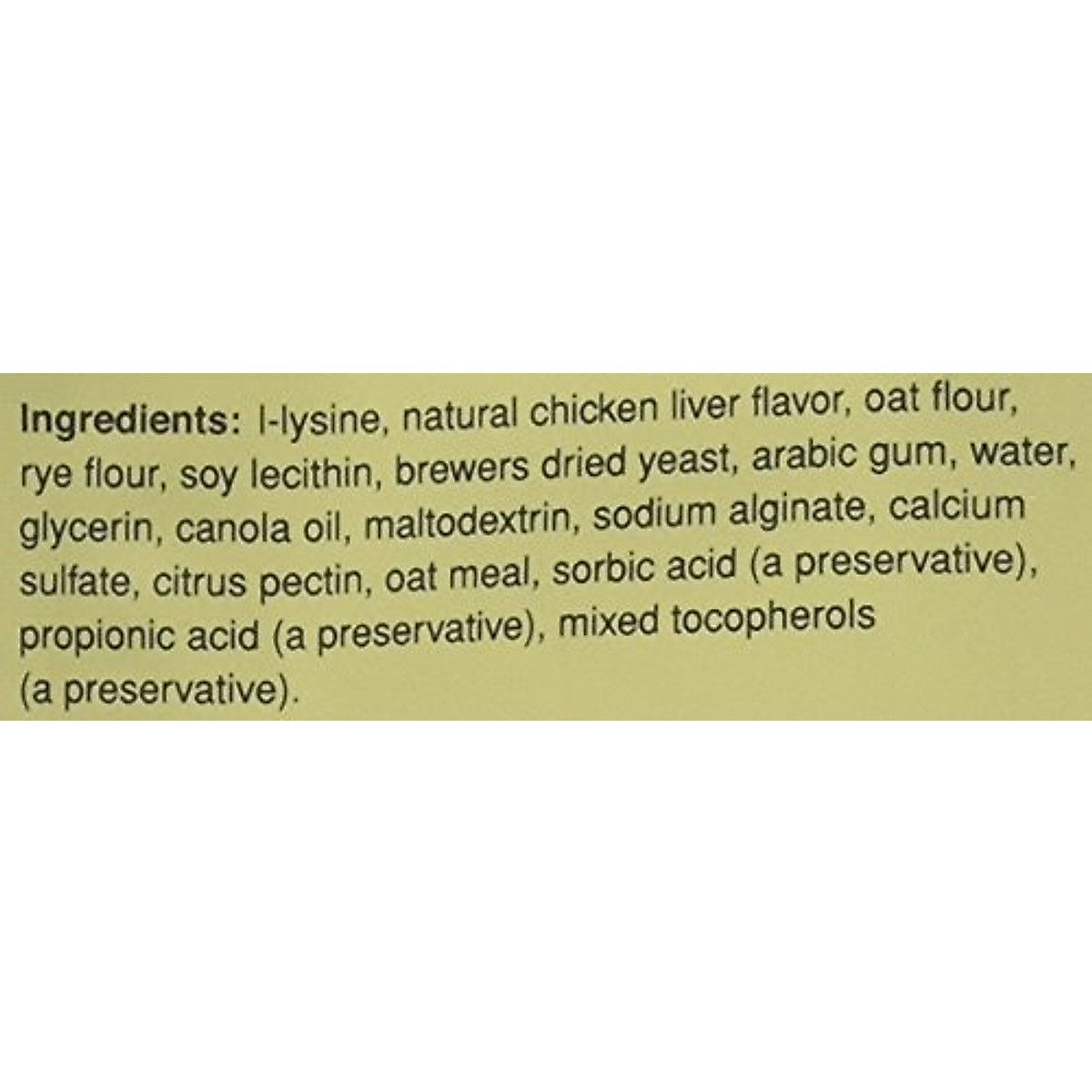 Pet Naturals of Vermont L-Lysine 60 Fun-Shaped Chews for Cats - 6 pack