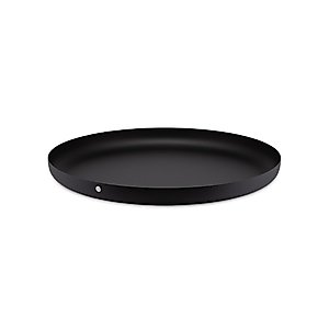 Alessi Textures & Colours Rimmed Round Tray, Ø 35, black
