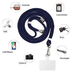 Shantime Oneplus Nord N20 5G Case + Universal Mobile Phone Lanyards, Neck/Crossbody Soft Strap Silicone TPU Cover Bumper Shell for Oneplus Nord N20 5G (6.43”)