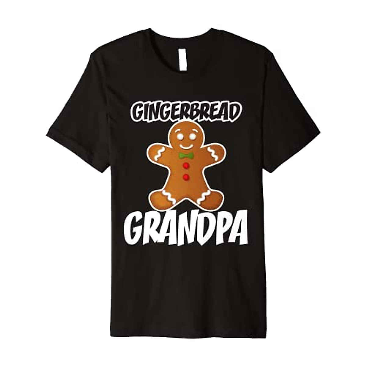 Gingerbread Grandpa Christmas Stocking Stuffer Premium T-Shirt