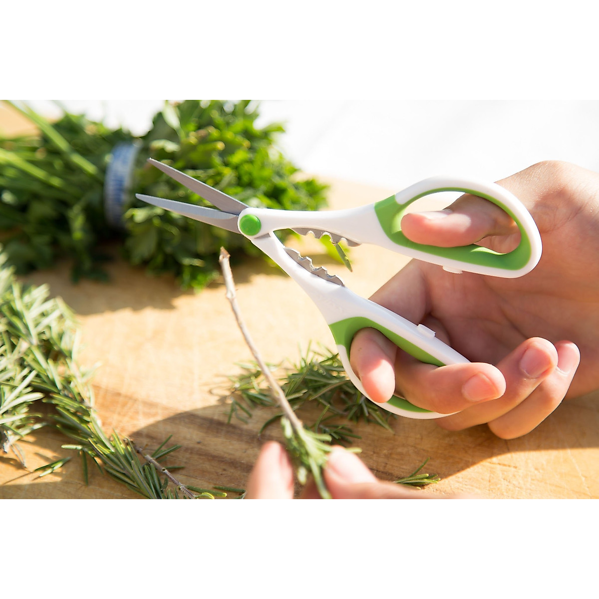 ZYLISS Herb Scissors - Trimming Weeds and Flower Buds 8.5 x 4.2 x 0.4 inches