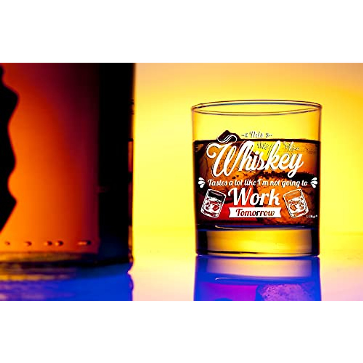 Funny Retirement Gifts for Men Dad Women Mom. 2024 Retirement Whiskey Glass Gift. Retired Glasses for Friend Coworkers Office & Family. Unique Novelty Ideas for Her Nurses Navy Air Force Military Gag