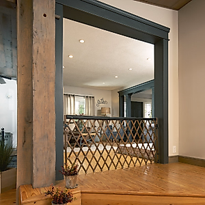 Evenflo Expansion Walk-Thru Room Divider Baby Gate (Farmhouse Collection)