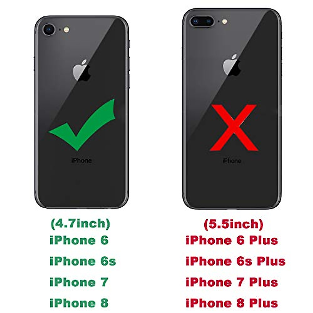 LeYi Compatible for iPhone 8 Case, iPhone 7 Case, iPhone 6s/ 6 Case with Tempered Glass Screen Protector [2 Pack], Military-Grade Protective Phone Case with Kickstand Ring for iPhone 6/6s/7/8, Black