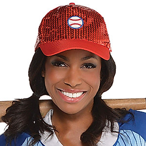 Adult Baseball Babe Costume Kit - X- Large (14-16), Multicolor - 1 Set