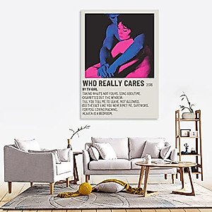 XIANGSOPY TV GIRL WHO REALLY CARES 2016 Canvas Poster Wall Art Decor Print Picture Paintings for Living Room Bedroom Decoration Unframe-style112×18inch(30×45cm)