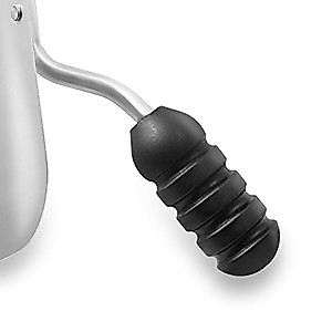 Olde Midway Commercial Popcorn Scoop with Holes, Aluminum Speed Scooper for Filling Bags and Boxes