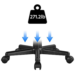 Topeakmart Executive Office Chair Swivel Computer Chair Conference Chair Leather Gaming Chair Adjustable Mid-Back with Arms