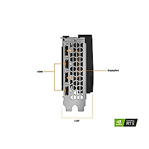 GIGABYTE AORUS GeForce RTX 3060 Ti Elite 8G (REV2.0) Graphics Card, 3X WINDFORCE Fans, LHR, 8GB 256-bit GDDR6, GV-N306TAORUS E-8GD REV2.0 Video Card