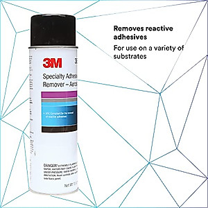 3M Specialty Adhesive Remover, 38987, Solvent-Based, Removes Reactive Adhesives, 15 fl oz