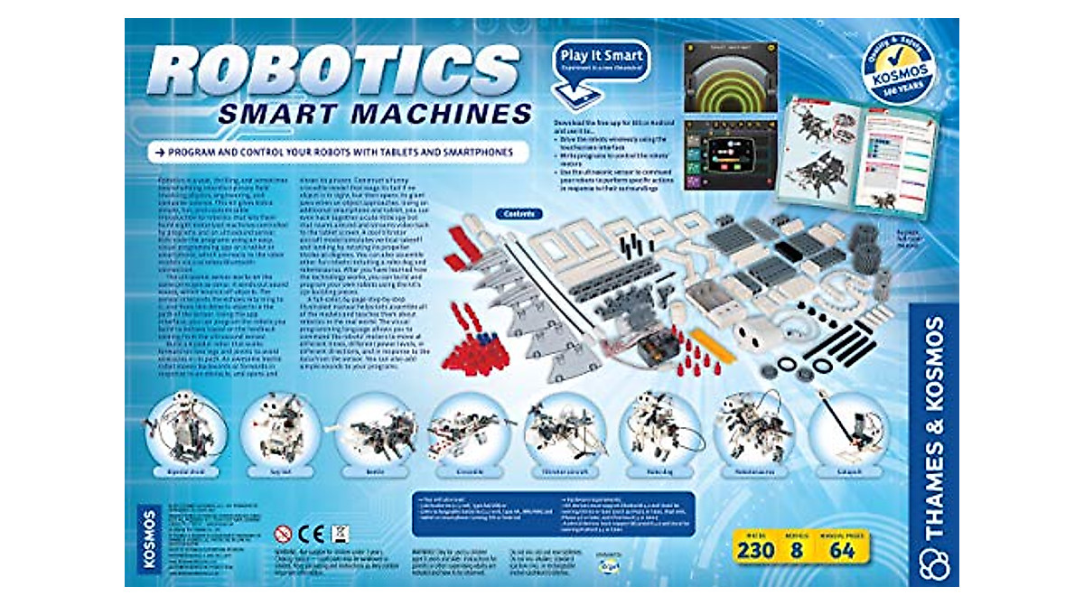 Robotics STEM Kit for Kids 8+ - Build & Program 8 Robots | Thames & Kosmos