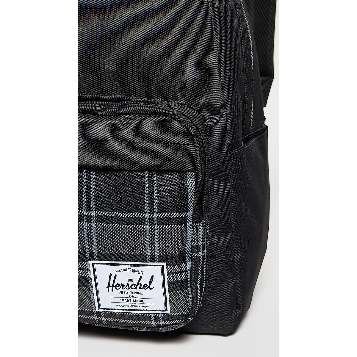 Herschel Supply Co. Women's Miller Backpack, Black/Grayscale Plaid, One Size