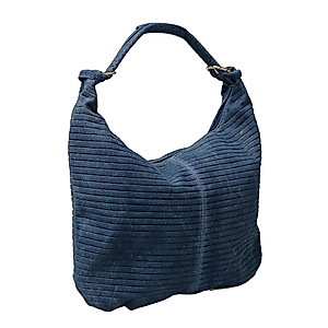 Pierre Cardin Jeans Leather Large Hobo Relaxed Suede Shoulder Bag for womens