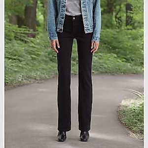 Levi's Women's Classic Bootcut Jeans Pants, -soft black, 31 (US 12) R