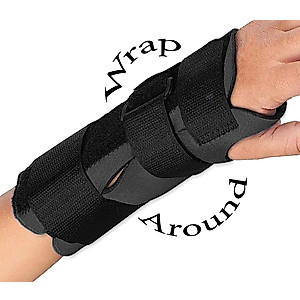 Rehabilitation Advantage Pediatric Breathoprene Soft Foam Wrist Brace, X-Large Left