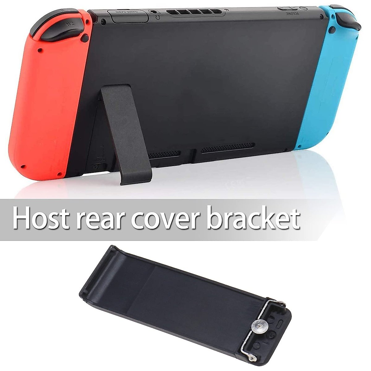 Create idea Kickstand Replacement Part Compatible with Nintenndo Switch Game Console Back Housing Bracket Back Shell Kickstand Holder Mainframe Back Bracket [Video Game]