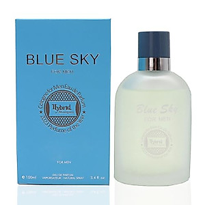 Hybrid & Company Blue Sky for men Men’s Classic Scent Perfume Eau De Toilette Spray 100 ML