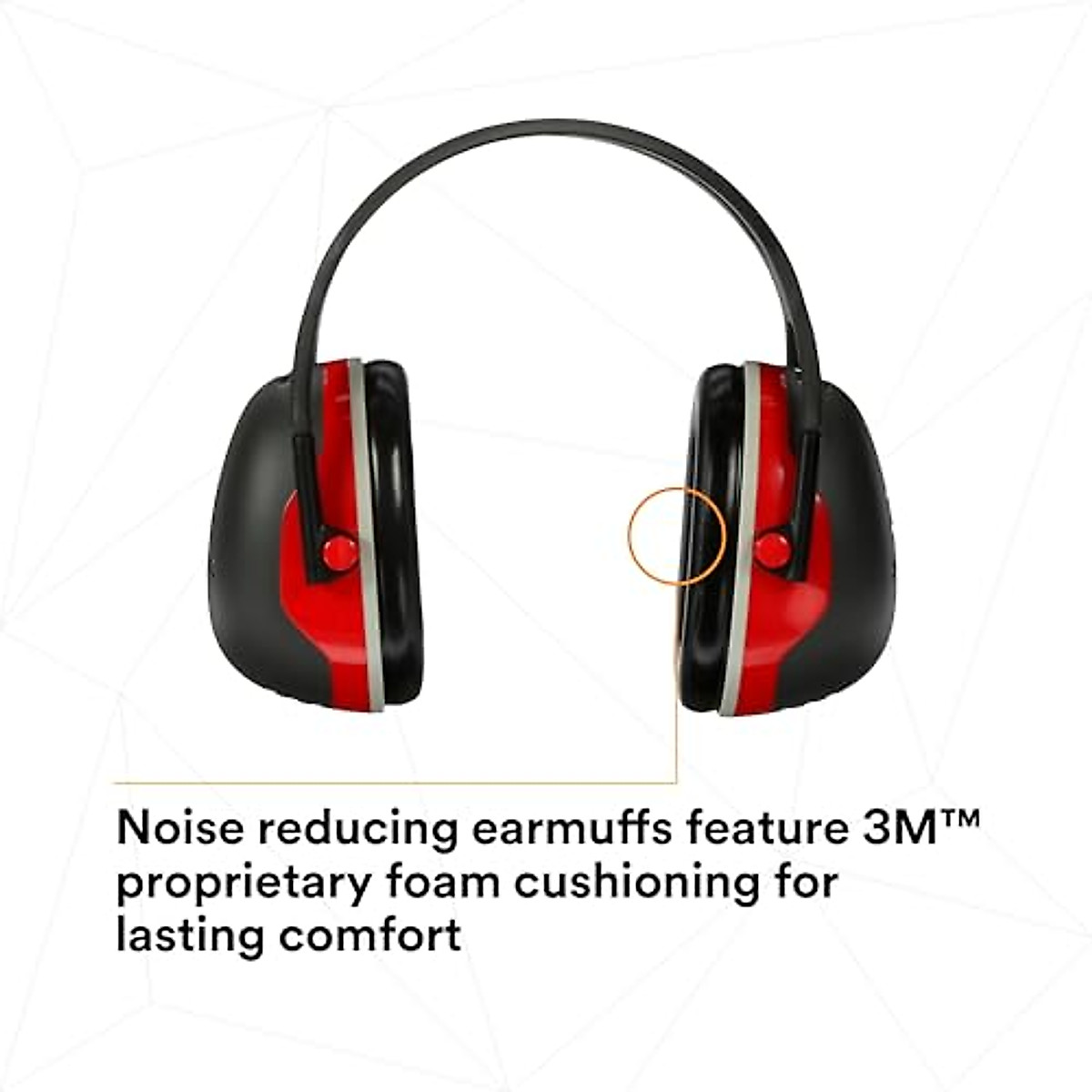 3M Peltor X3A Over-the-Head Ear Muffs, Noise Protection, NRR 28 dB, Construction, Manufacturing, Maintenance, Automotive, Woodworking, Heavy Engineering, Mining