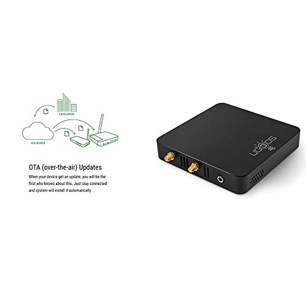 Ugoos AM6B Plus TV Box Amlogic S922X-J Android 9.0 DDR4 4GB RAM 32GB ROM WiFi6 1000M Ethernet USB 3.0 BT5.0 4K H.265 HDR TV Box