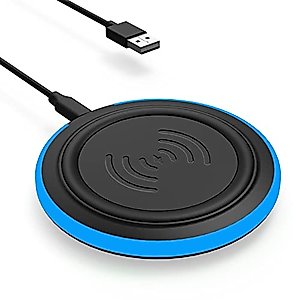 Wireless Charger 15W Max Fast Charging Pad,Compatible with iPhone 14/14 Pro/14 Pro Max/13/13 mini/12/11/11 Pro/11 Pro Max/XS Max/XS/XR/X/8,Samsung Galaxy S21/S20/Note 10/9 (No AC Adapter)