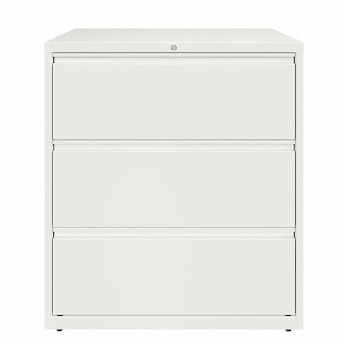 Hirsh 36-in Wide HL10000 Series 3 Drawer Metal Lateral File Cabinet White