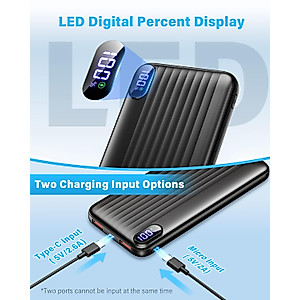 KEOLL Portable Charger 15000mAh Power Bank with 22.5W Fast Charging, LED Display Backup Battery 3 Output & 2 Input External Battery Packs, Phone Charger for iPhone 14/13 Pro/Galaxy/Pixel/Nexus/iPad