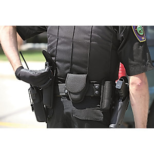 Bianchi Accumold 7307 Pepper OC Black Spray Pouch w/Hidden Snap Closure (Small)