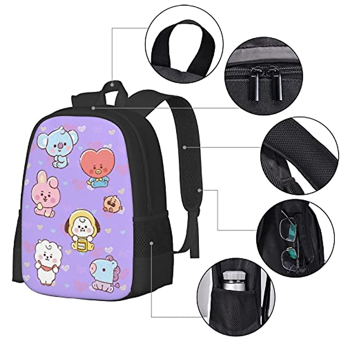 Funny Lightweight Bookbag school backpack laptop backpacks For College Students Suitable For Teenagers Adults Fitness Professionals Business Travel hiking backpack B9
