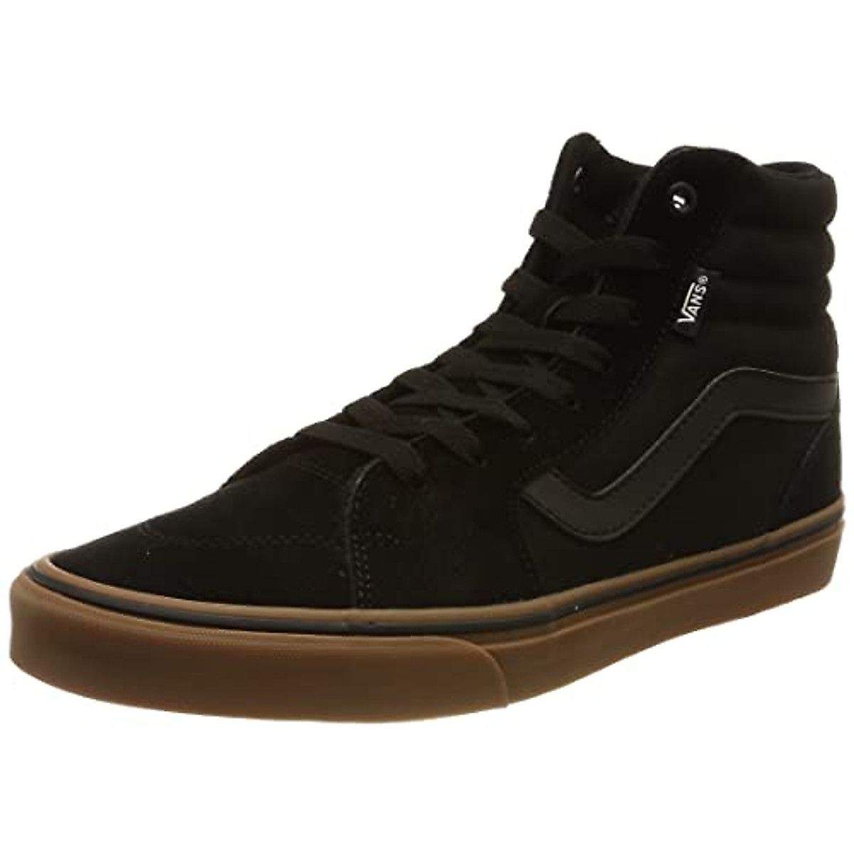Vans Men's Sneaker, Suede Canvas Black Gum, 12