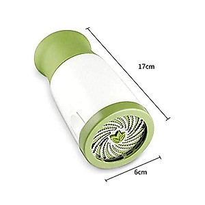 Drhob 1 pc Herb Mill Chopper Cutter Mince Stainless Steel Blades Safely New ( Color: White & Green)