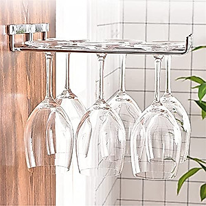 2 Pieces Metal Wine Glass Holder, Wine Glass Holder, Wine Glass Holder Wine Rack Kitchen Decoration