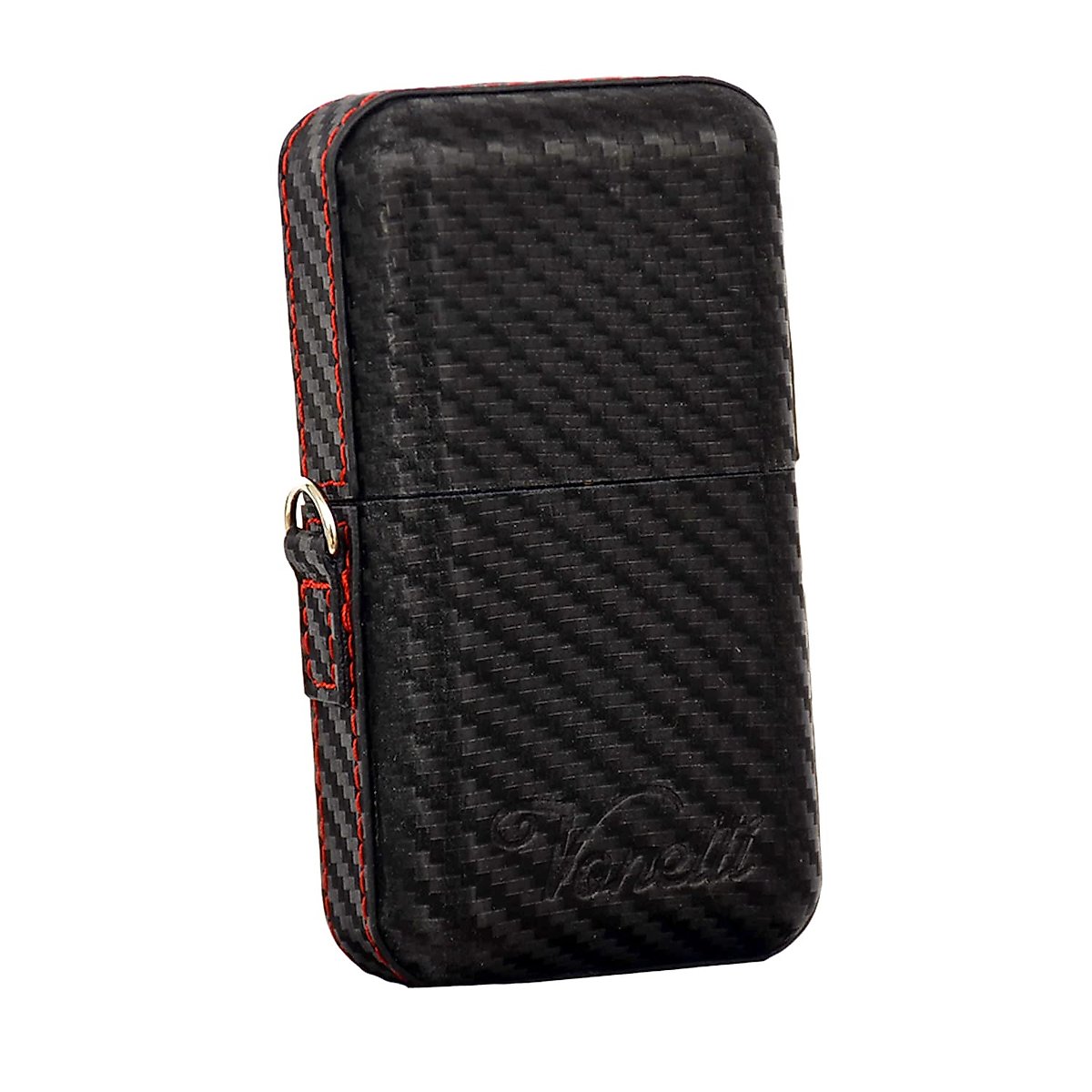 VONETTI Alpha Shield CARBONE - Premium RFID Signal Blocker Box - Smart Car Key Faraday Signal Protector, Keyless Go RFID Blocking Case, Crypto Wallet Safe Box, Signal Blocker Faraday Tin (Black)
