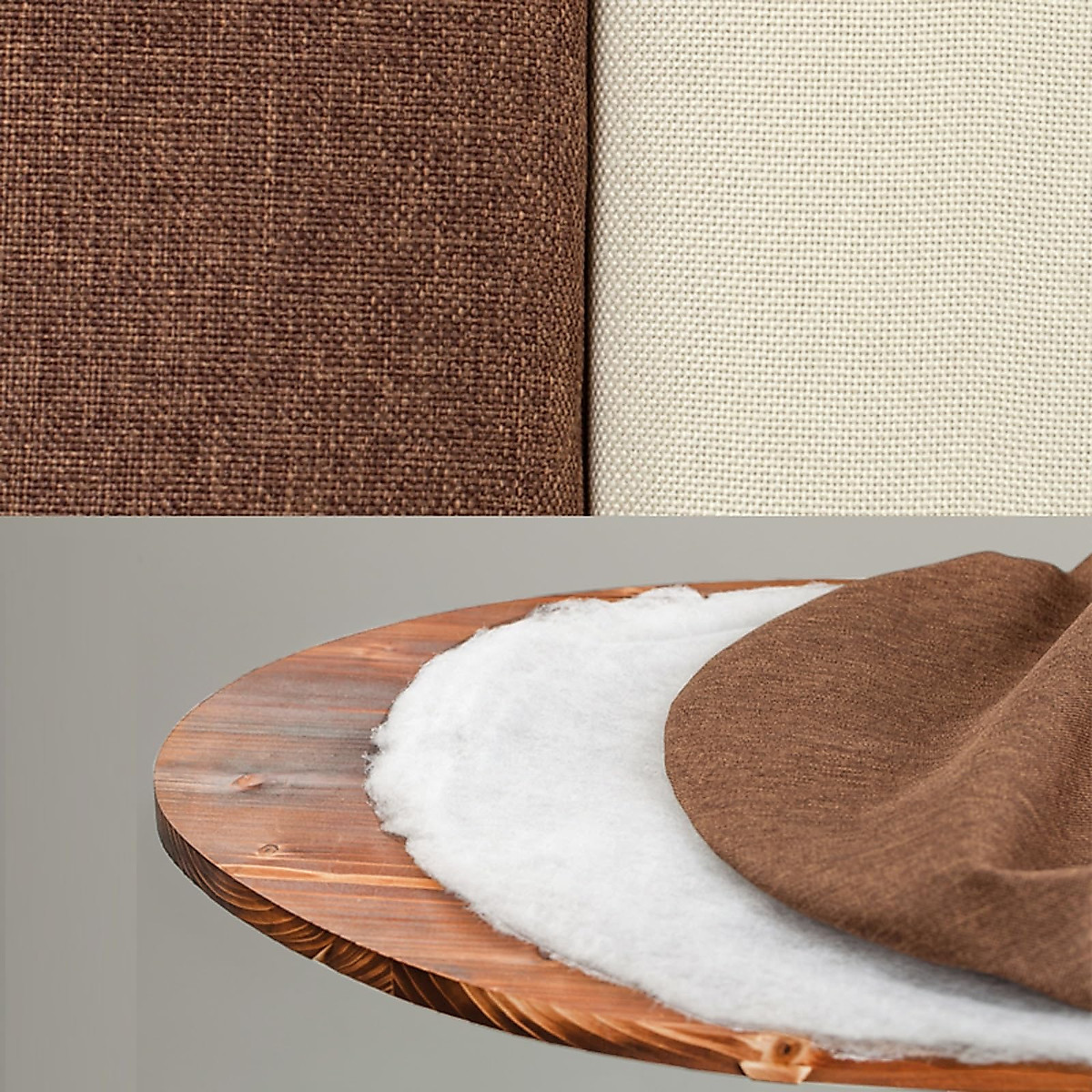 Solid Wood Ironing Board, Home Use, Ironing Rack, Foldable Standard Size, Adjustable Height, with Foam Pad and Cotton Cover, (Small : A)