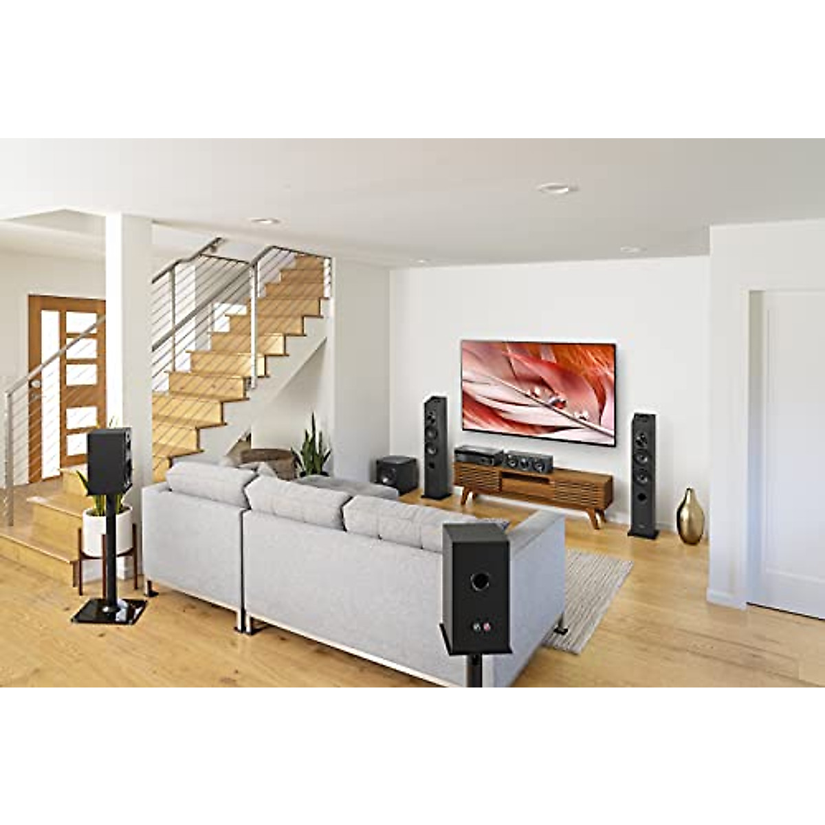 Sony SSCS3 3-Way Floor-Standing Speaker (Single) - Black