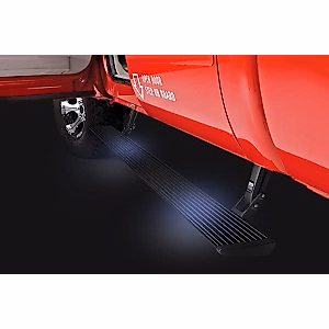 AMP Research RealTruck PowerStep Plug-N-Play | Fits 2017 - 2019 Ford F-250/F-350/F-450 Super Duty | 76235-01A | Ergonomic, Rust-Proof Aluminum, True Flush Mount